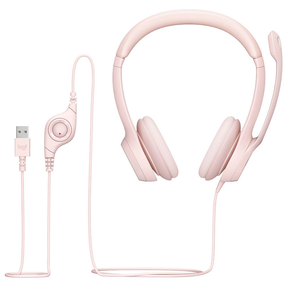 Logitech H390 USB-Headset rosa | office discount Logitech H390 USB-Headset rosa | office discount