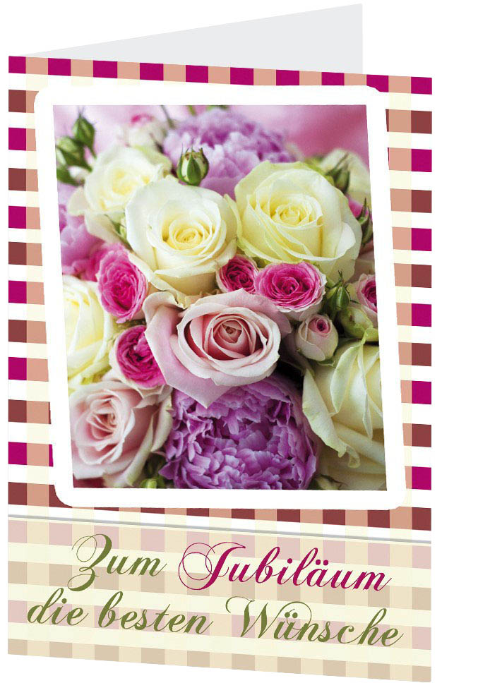 LUMA Jubiläumskarte Rosen DIN B6 | office discount